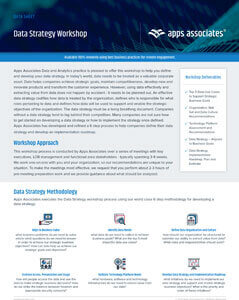 Data Strategy Workshop | Apps Associates