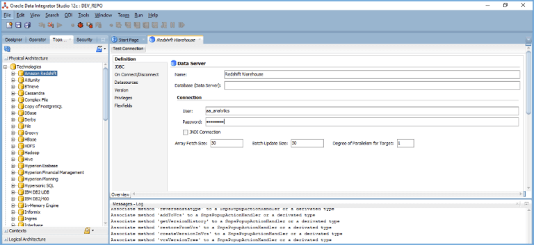 How to connectAmazon Redshift to Oracle